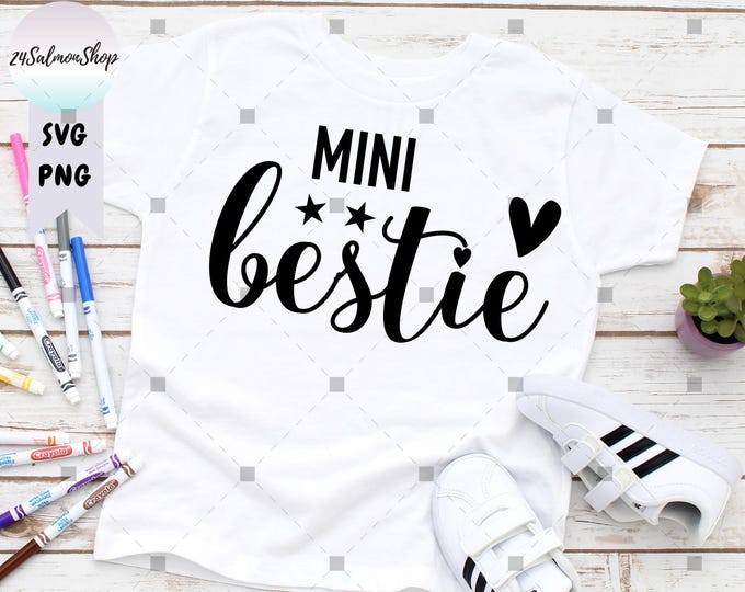 Mini Bestie SVG - Etsy