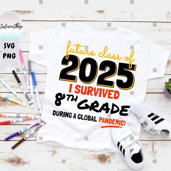 2025 8th Grade Svg - Etsy