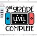 Third Grade Level Complete SVG PNG Jpg Png, 3rd Grade Graduation Svg ...