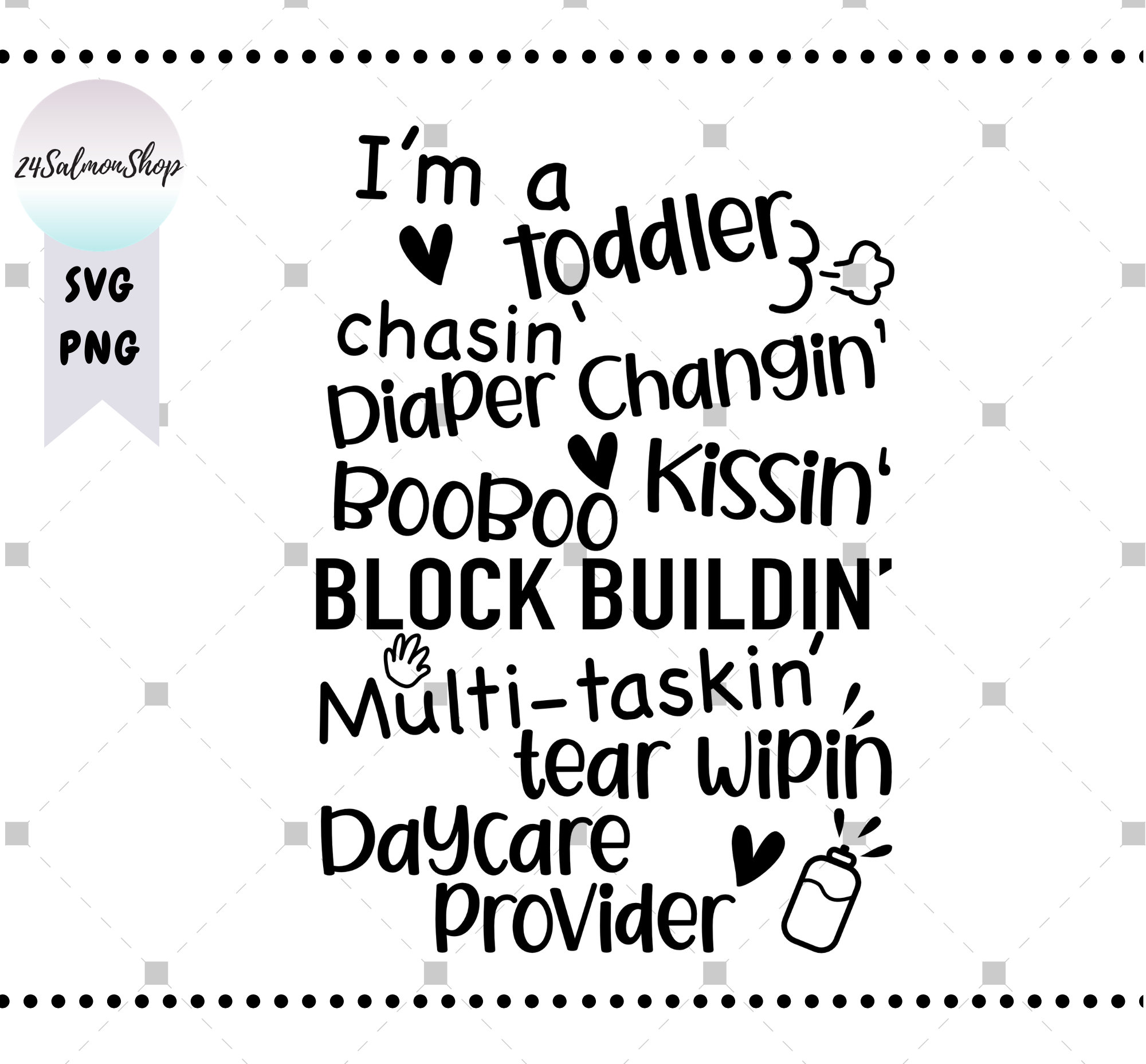 Daycare Provider SVG PNG, Daycare Teacher Svg, Teacher Appreciation Svg ...