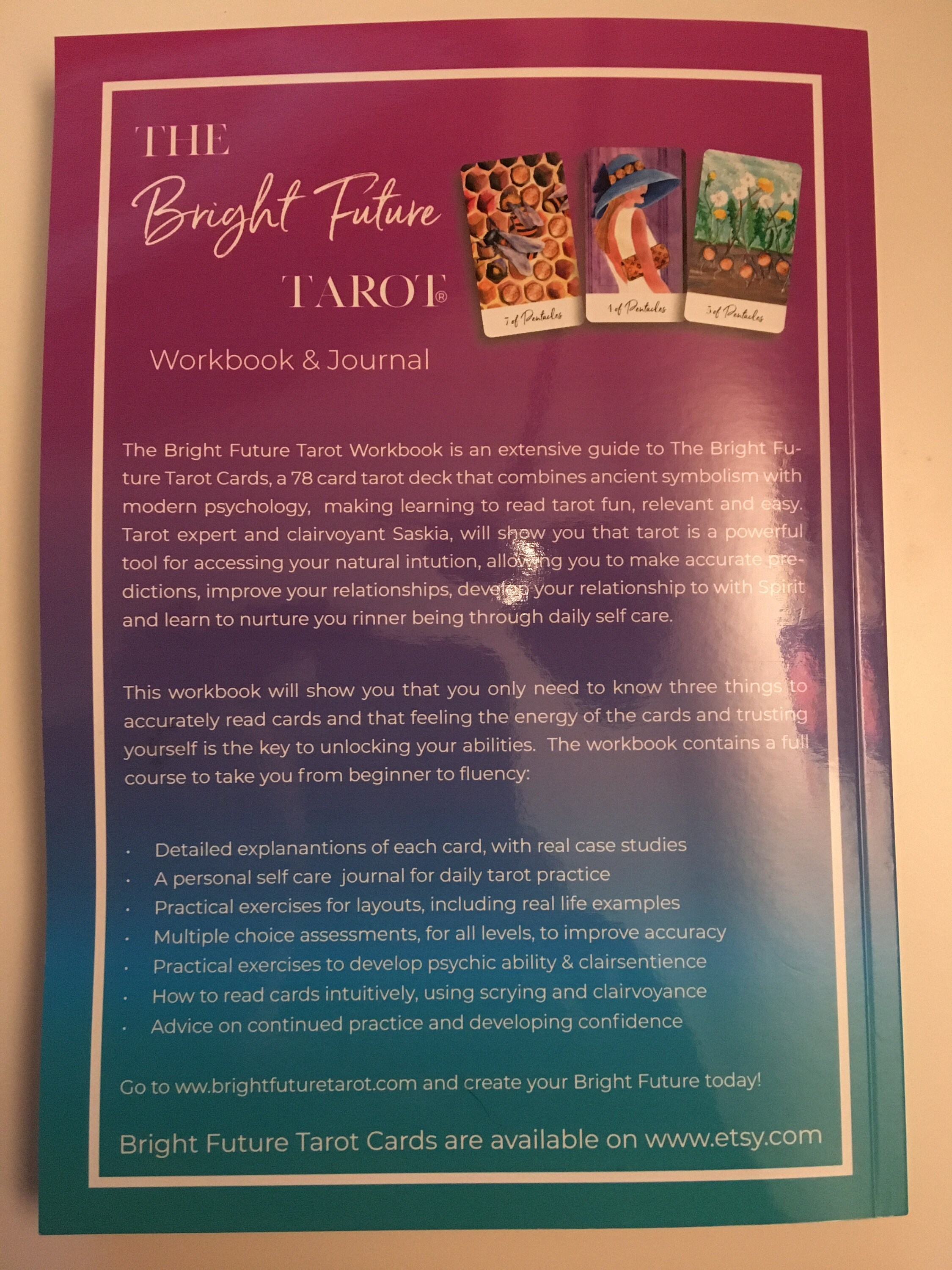 Bright Future Tarot Workbook and Journal Digital Version PDF - Etsy