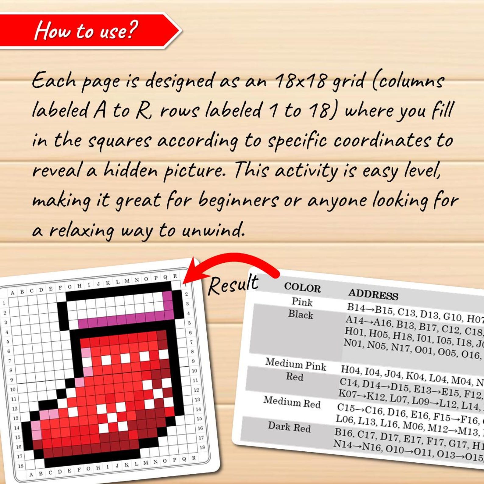 Decode Mystery Pixel Art - Holiday Edition (christmas Theme) Printable ...