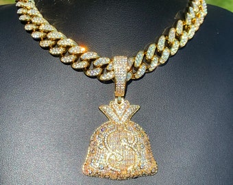 Money Bag Chain | Etsy