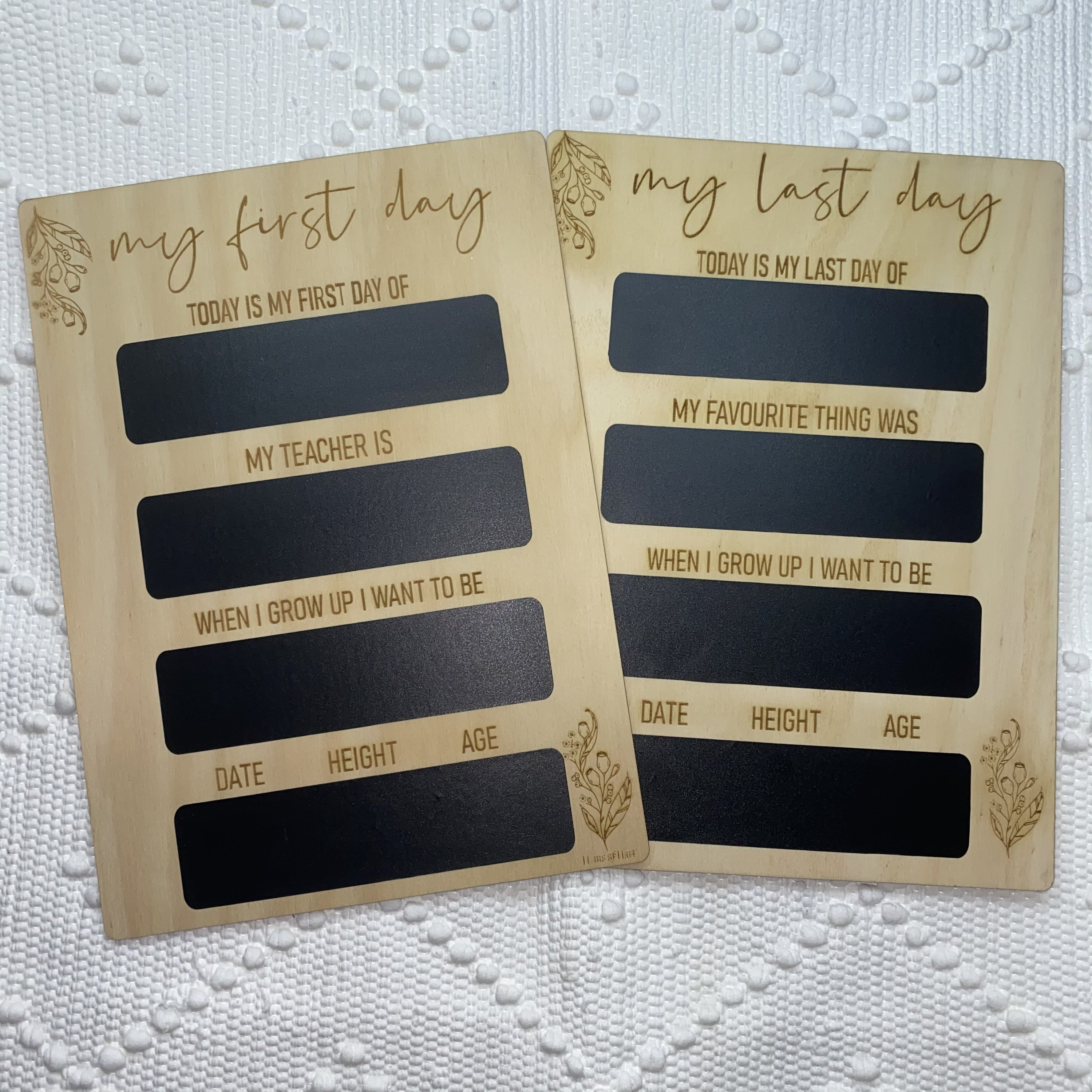 My First Day Back to School First Day of School Board - Etsy UK