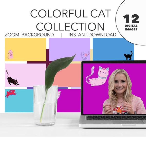 Cat Zoom Background - Etsy