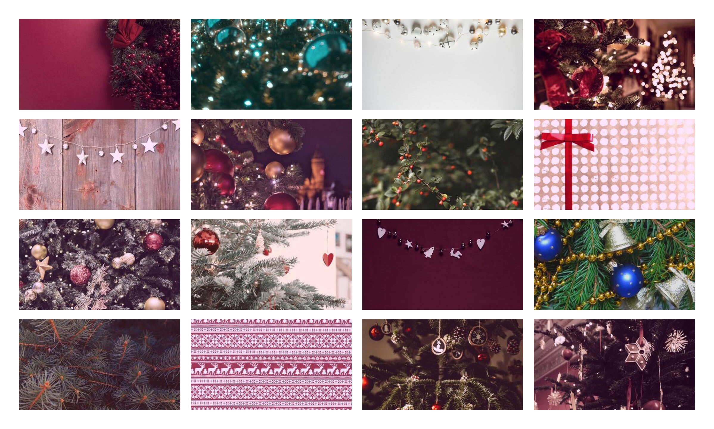 Zoom Background Holiday Collection Online Party Instant - Etsy