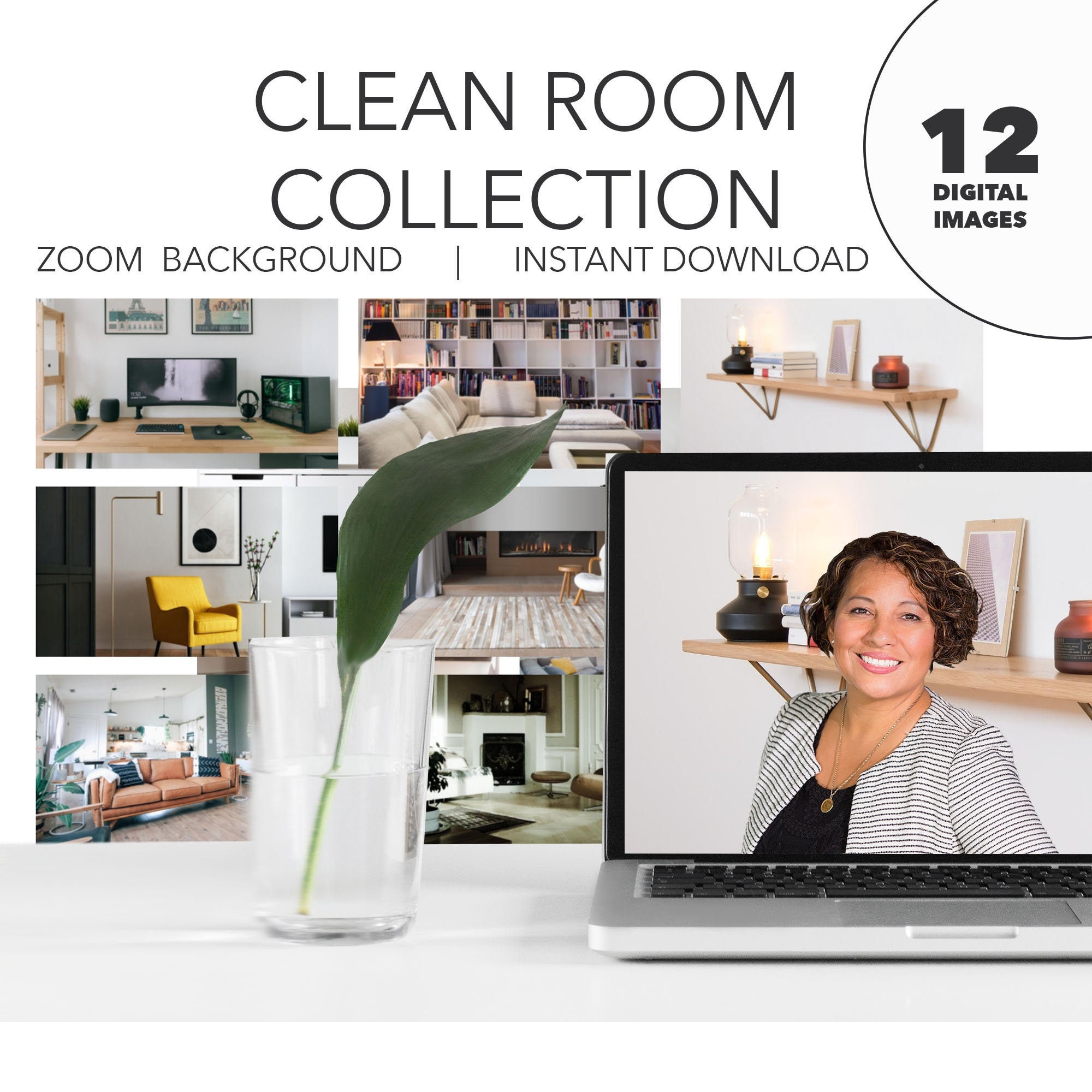Zoom Background Clean Room Collection Student Teacher - Etsy Ireland