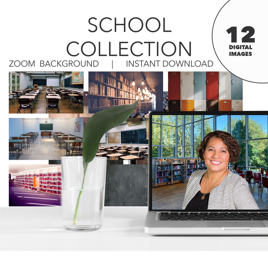 Zoom Background, School Collection, Student Classroom, Online Meeting ...