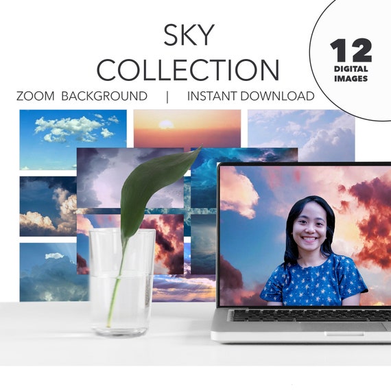Zoom Background Sky Collection Student Teacher Classroom | Etsy