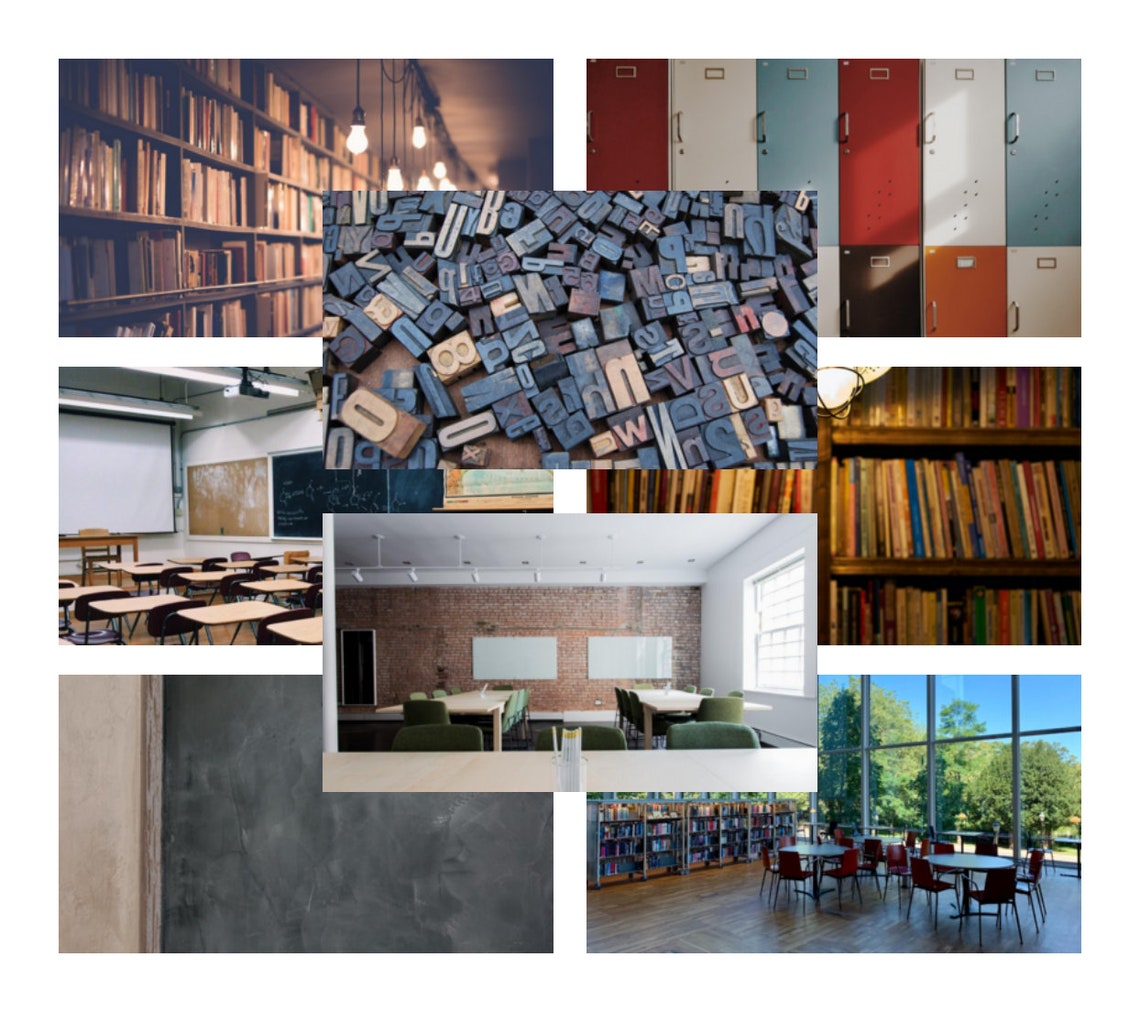 Zoom Background, School Collection, Student Classroom, Online Meeting ...