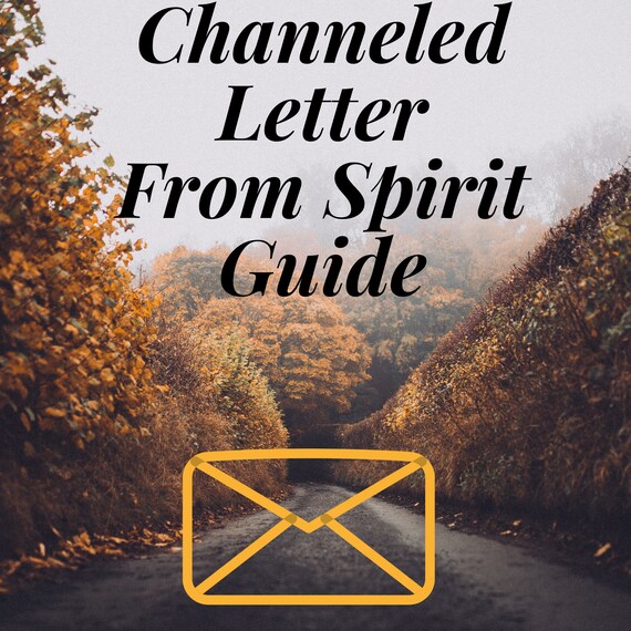 Psychic Letter From Spirit Guide Divine Message For You | Etsy
