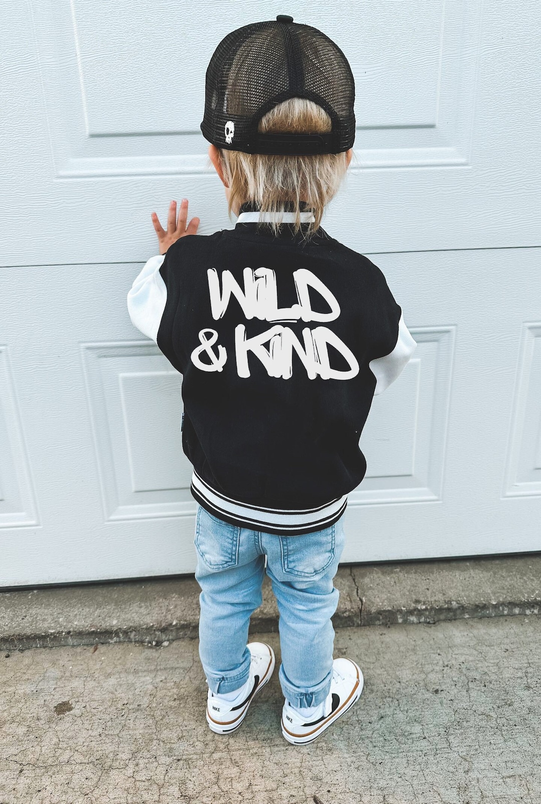 Wild and Kind, Kids Varsity Jacket, Graffiti Style, Kids Letterman ...