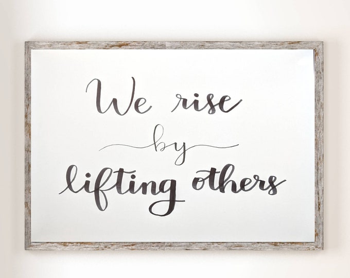 Calligraphy Art, Hand Lettered Print, Home Decor, Inspirational Print ...