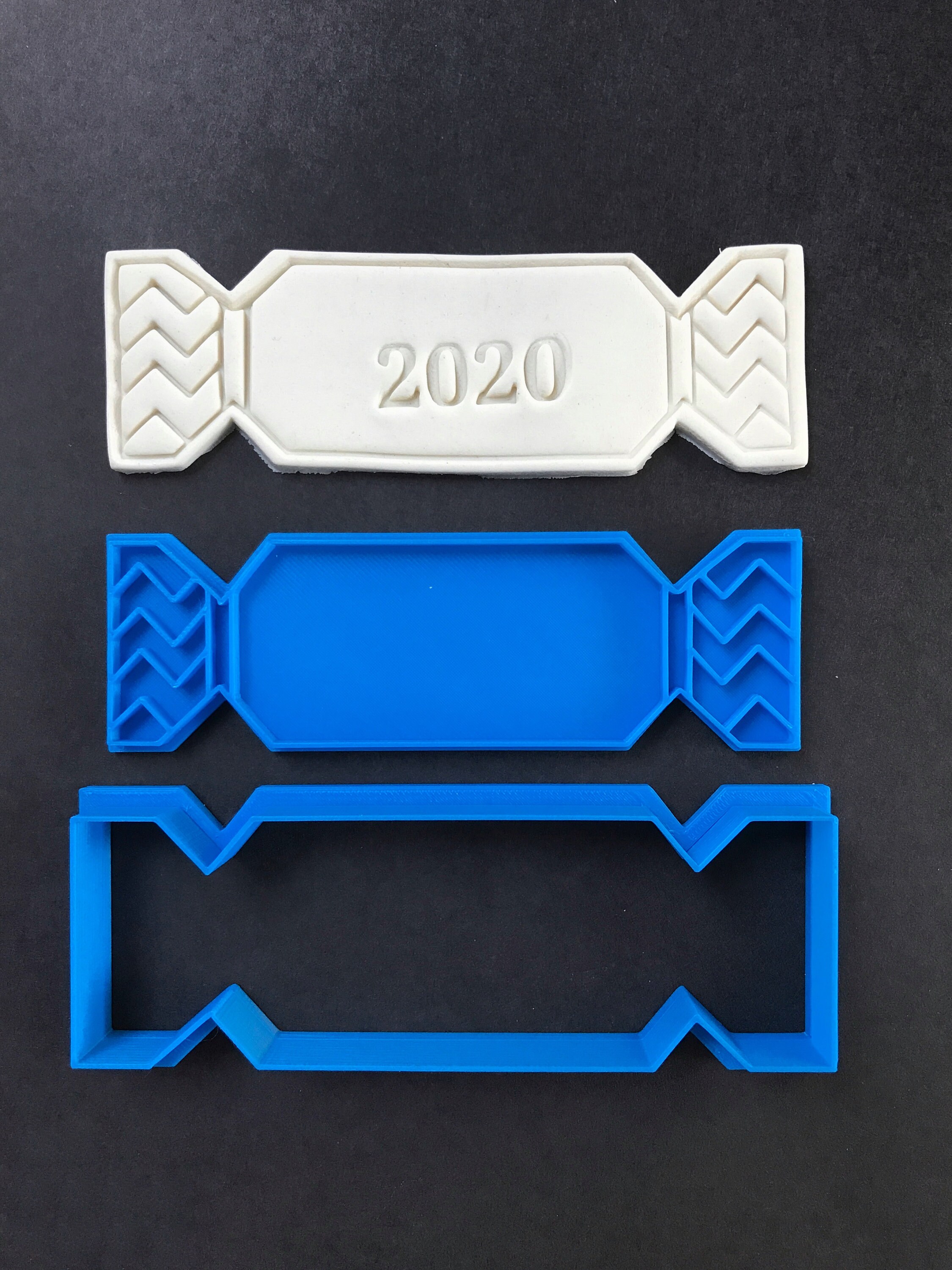 Xmas Bon Bon Cracker Cookie Cutter Stamp Personiszed Space | Etsy