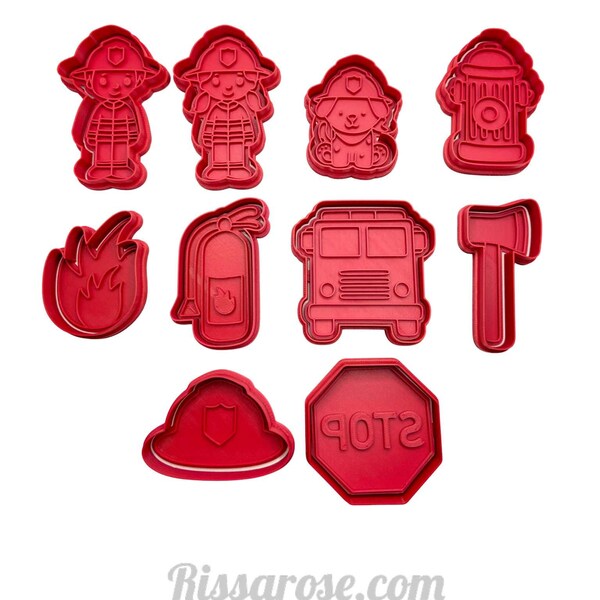 Fireman Cookies - Etsy