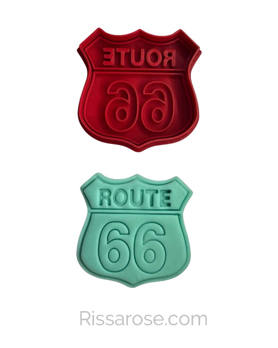 Route 66 Shaped Cookie Cutter Stamp - Etsy