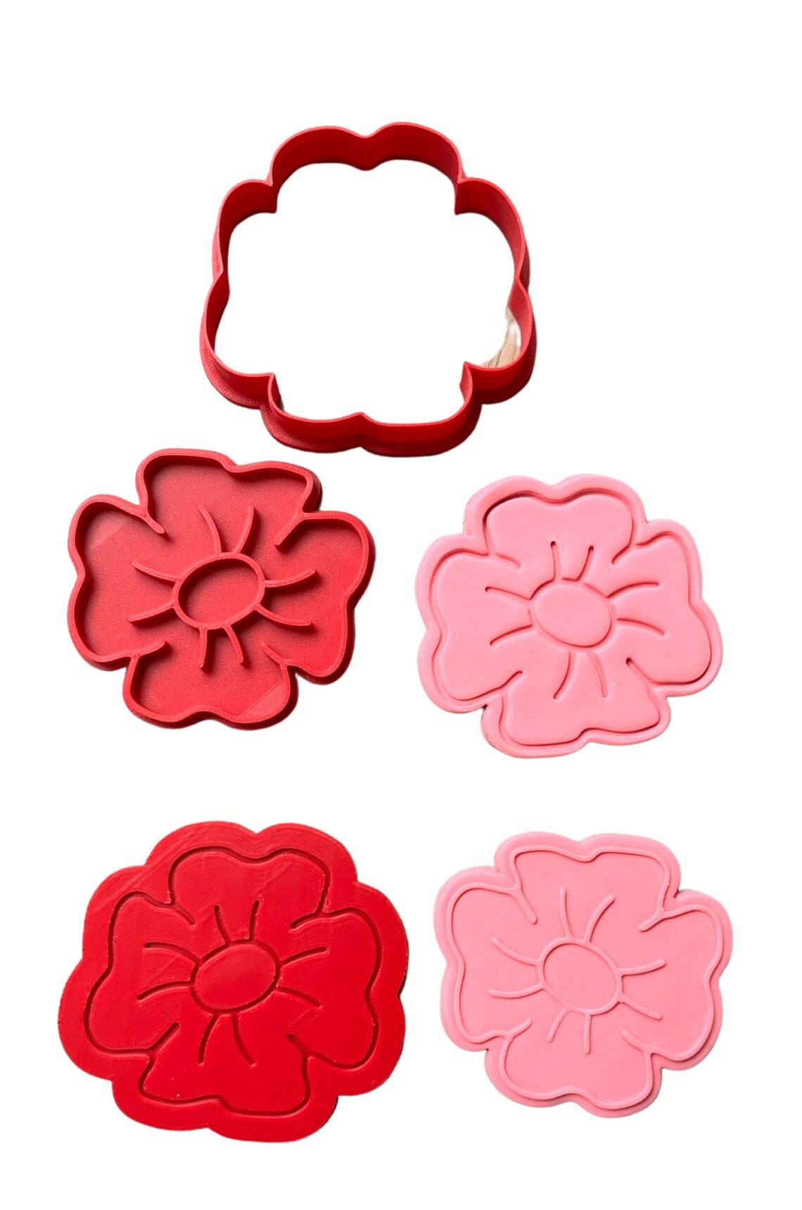 Poppy Flower Cookie Cutter and Embosser - Veterans Day Least We Forget ...