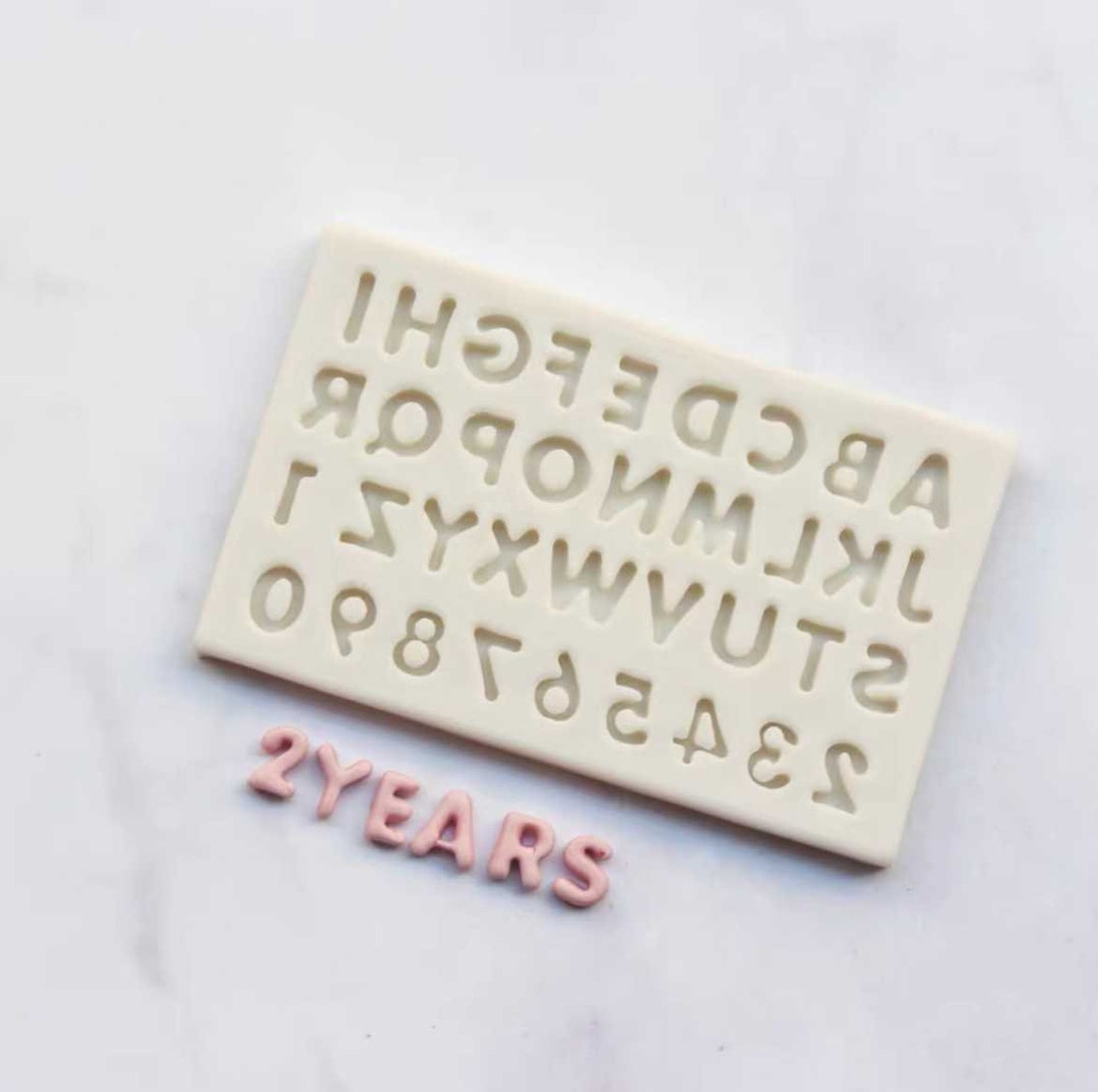 Mini Alphabet Number Silicone Mould Cupcakes - Etsy