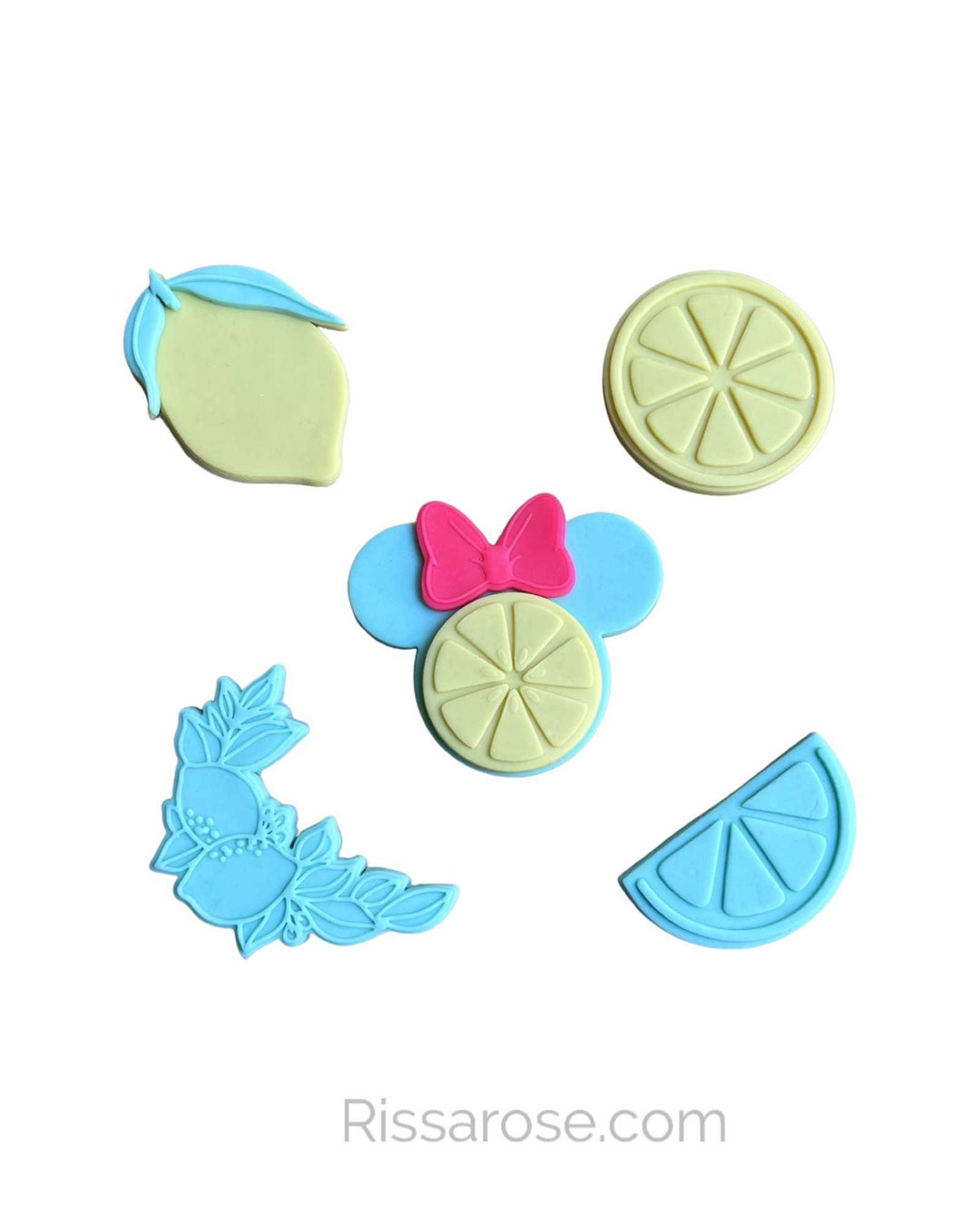 Lemon Theme Cookie Cutter Embosser Half Slice Full Slice Baby Shower - Etsy