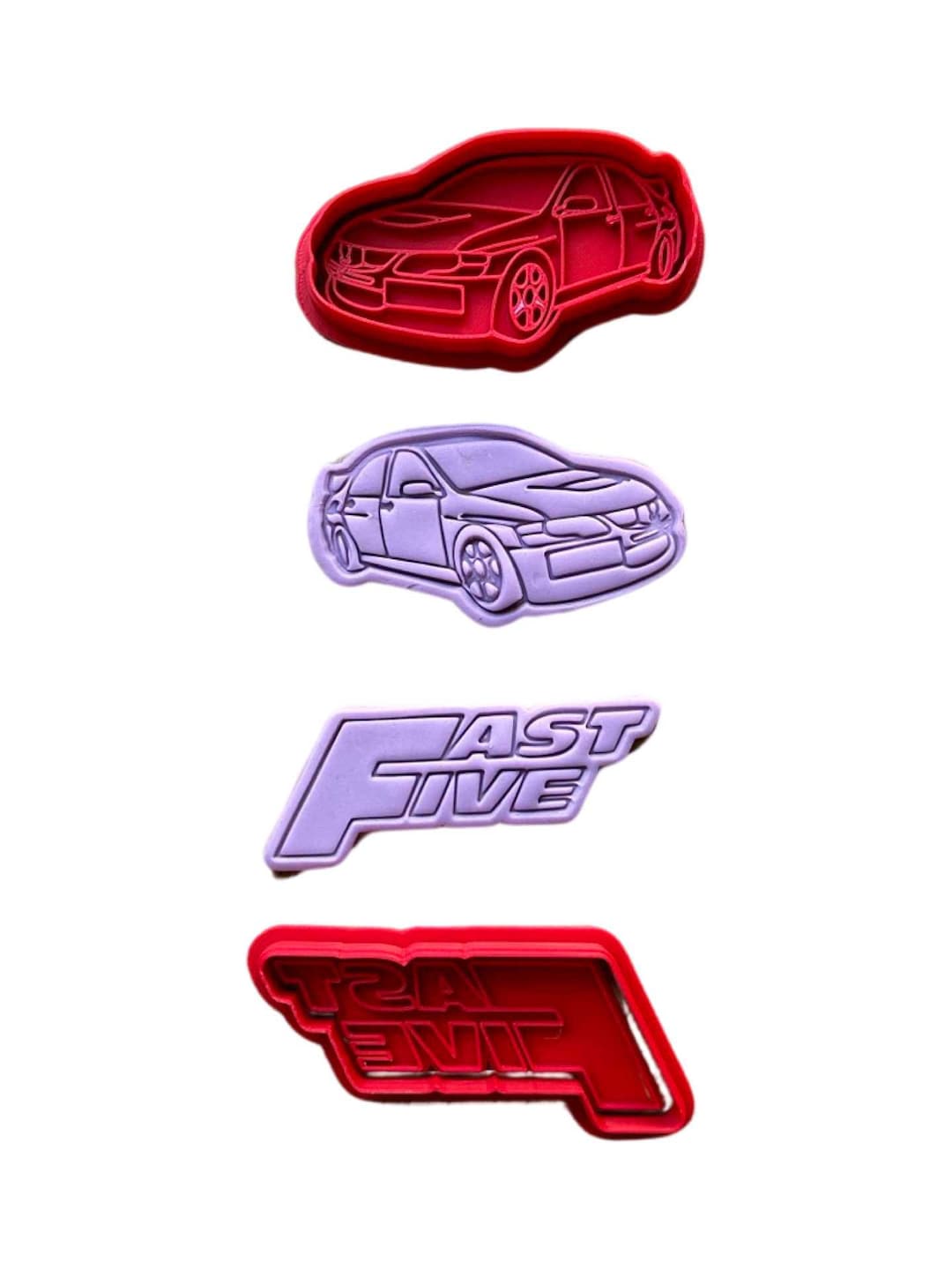 Racing Car Cookie Cutter Wheels Fast Five Fifth Birthday Boy Mitsubishi ...
