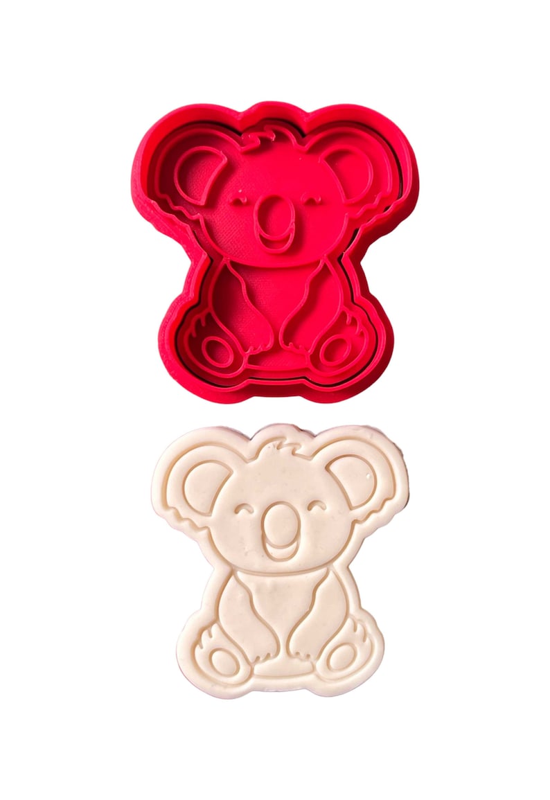 Australian Animals Cookie Cutter Stamp Koala Crocodile Kangaroo ...