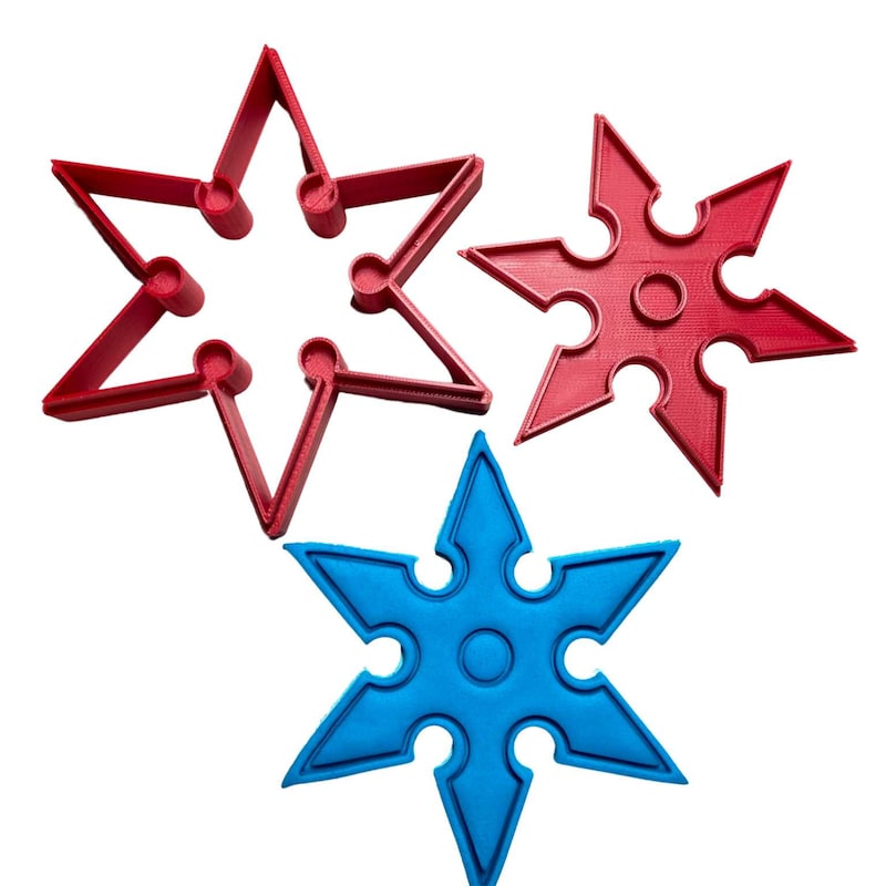 Ninja Star Cookies - Etsy