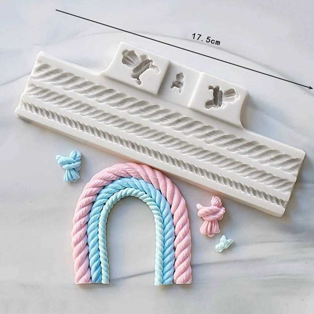 Rope and Knots Silicone Mould 3 Rope Cavities Plus 3 Knots Cavities - Etsy