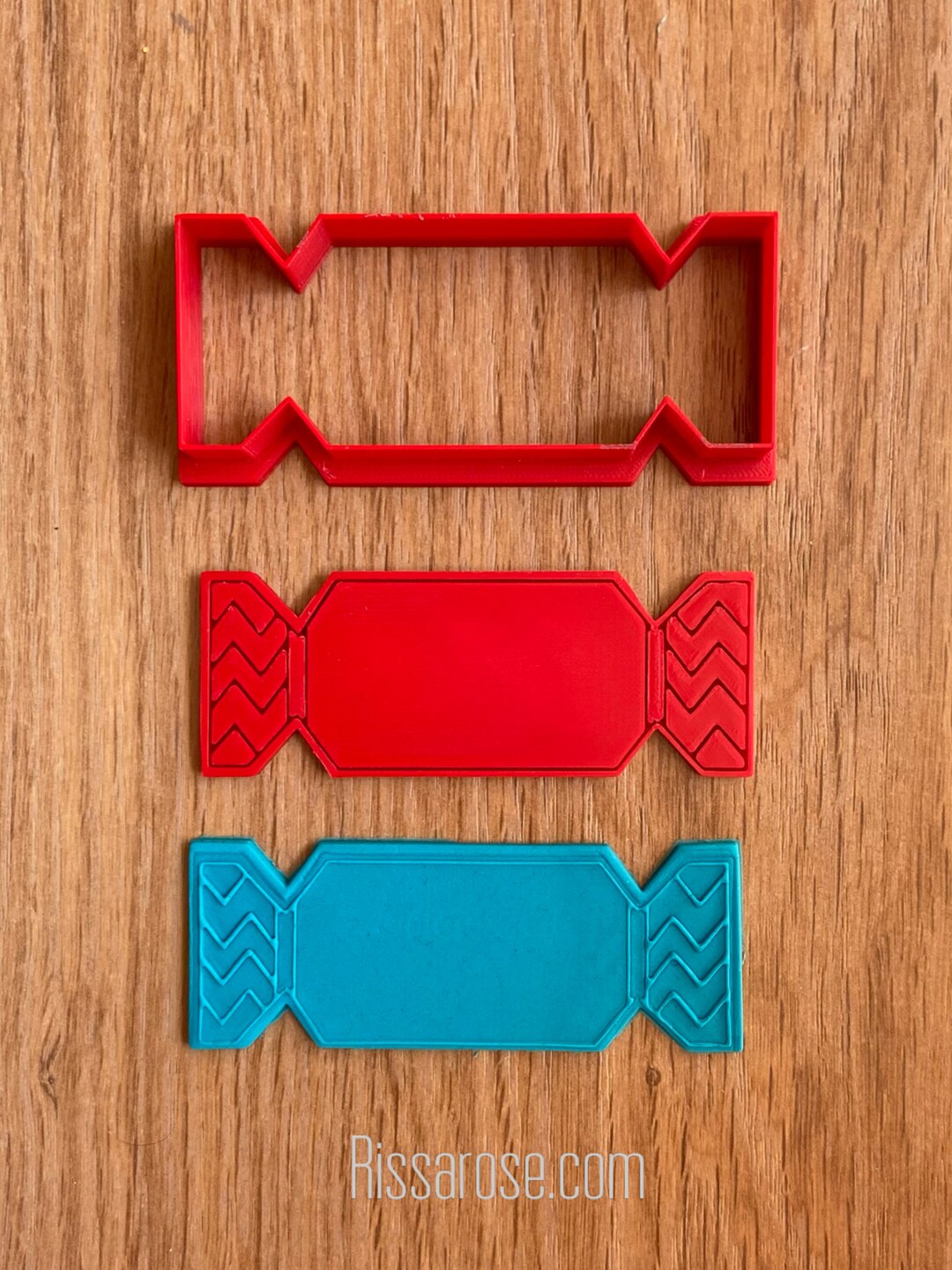 Xmas Bon Bon Cracker Cookie Cutter Debosser Raised Stamp Personiszed ...