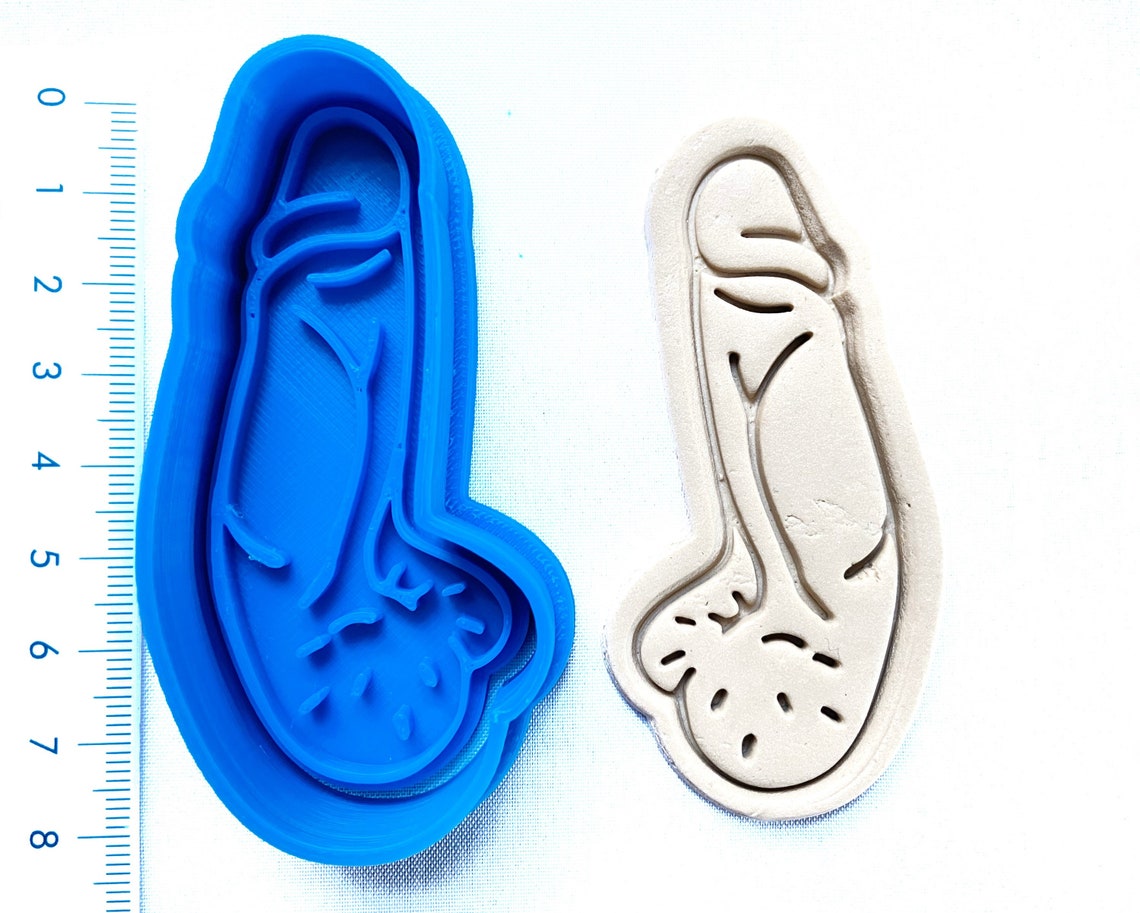 Naughty Cute Penis And Vagina Genital Cookie Cutters Embossers Etsy Australia