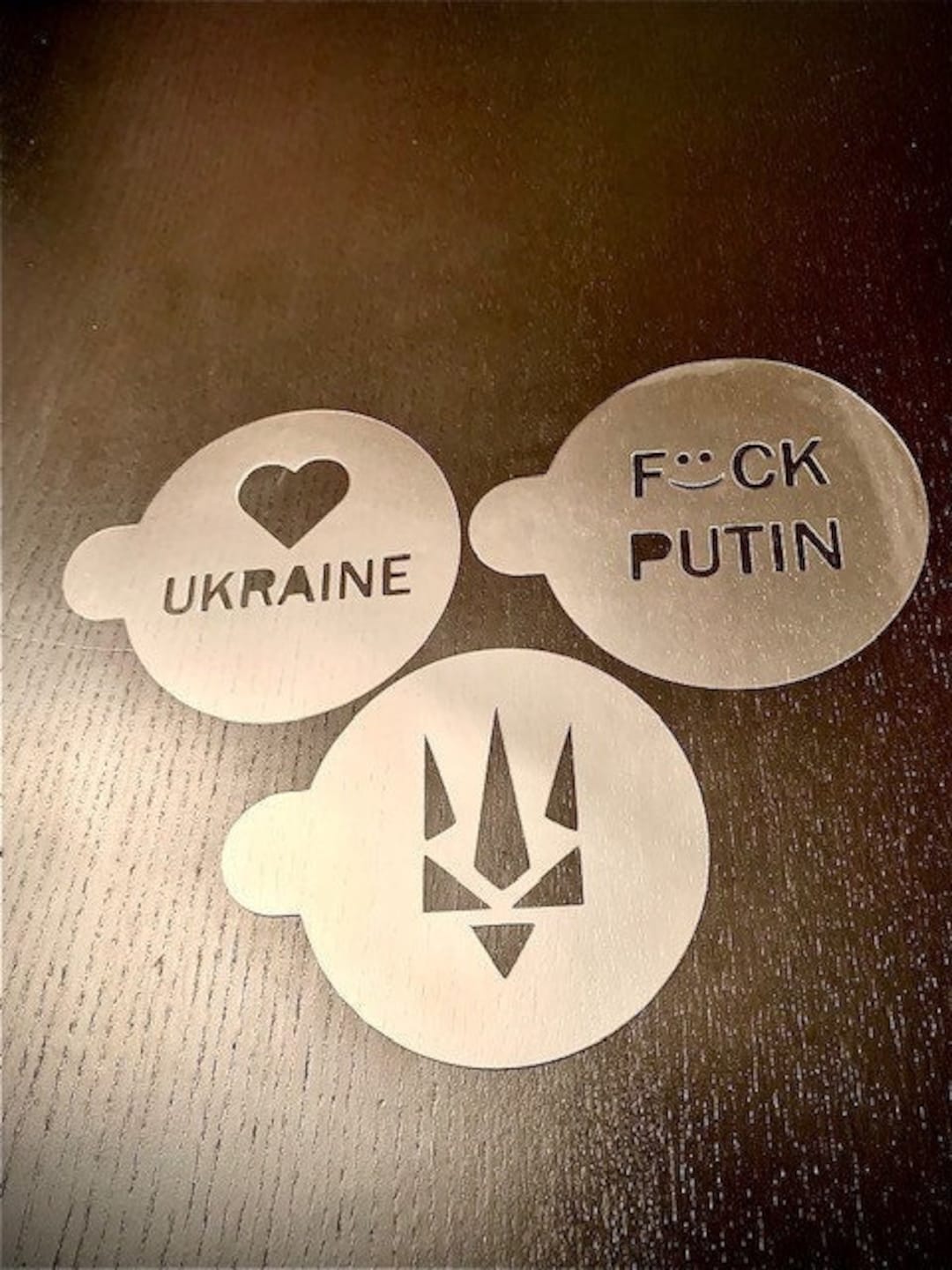 Ukraine Stencil Set 3 Stencils for Coffee, Baking - Etsy