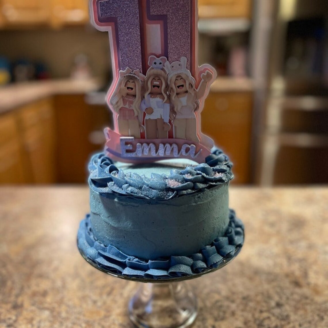 Girl Roblox Cake Topper Pink Roblox Birthday Party Cake - Etsy