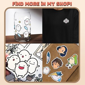 Sticker Pack Set of 6 Boy and the Heron Inspired Matte Vinyl Stickers ...