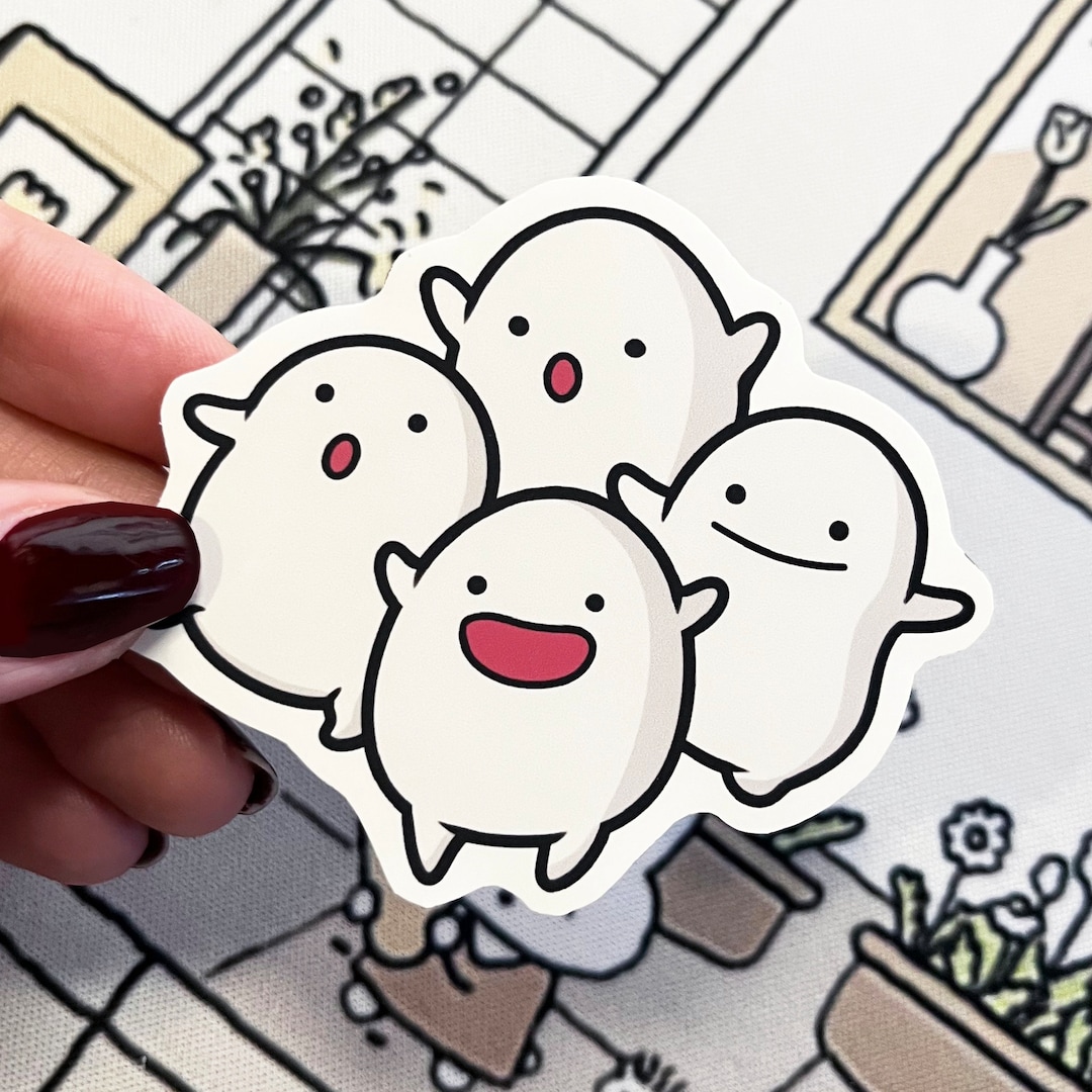 Warawara Spirit Sticker Boy and the Heron Studio Ghibli Inspired Matte ...