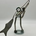 Scrap Metal Fisherman Sculpture - Etsy