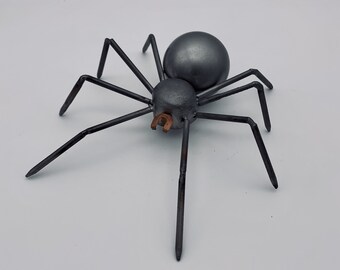Scrap Metal Spider Sculpture - Etsy