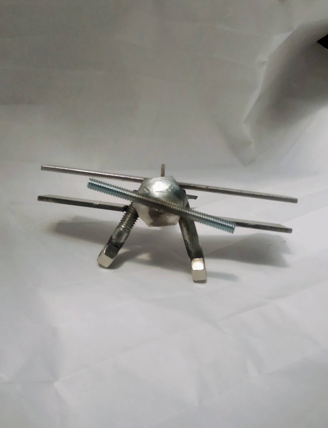 Scrap Metal Plane Sculpture - Etsy