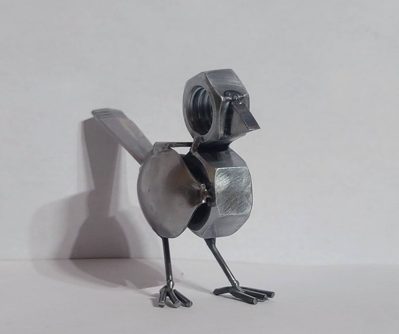 Scrap Metal Bird Sculpture - Etsy