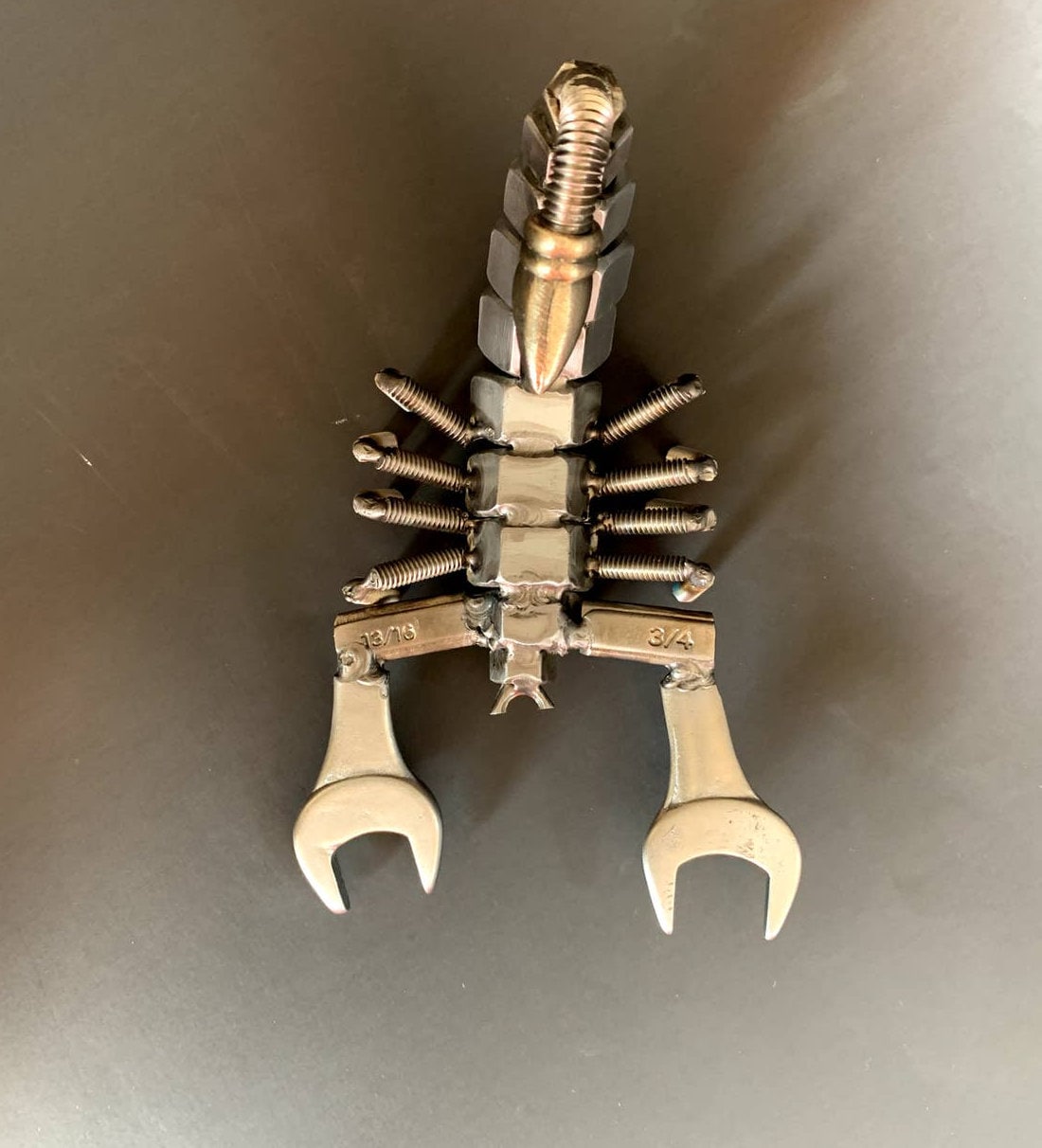 Scrap Metal Scorpion Sculpture - Etsy