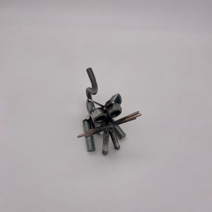 Scrap Metal Cat Sculpture - Etsy