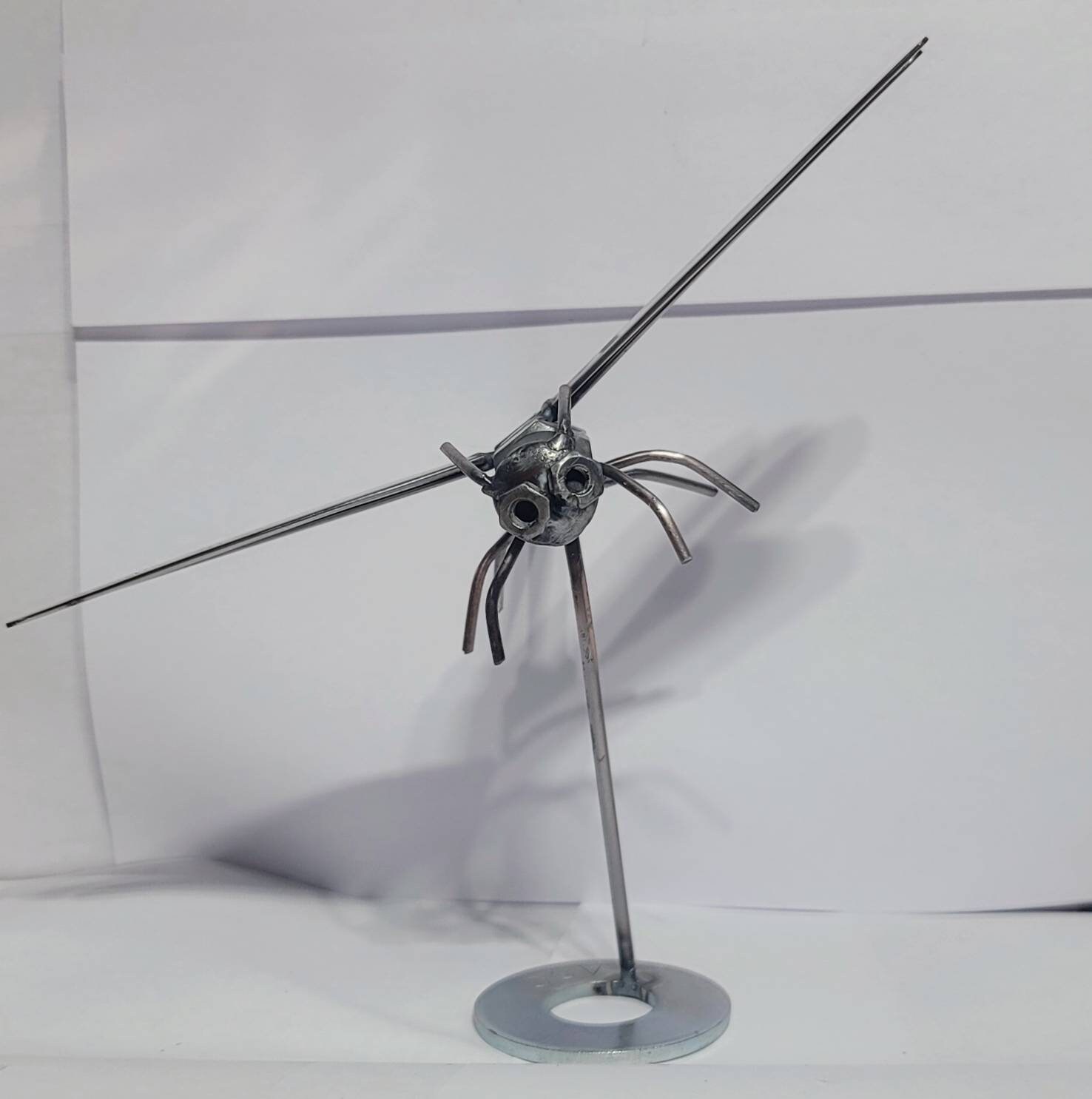 Scrap Metal Dragonfly Statue - Etsy
