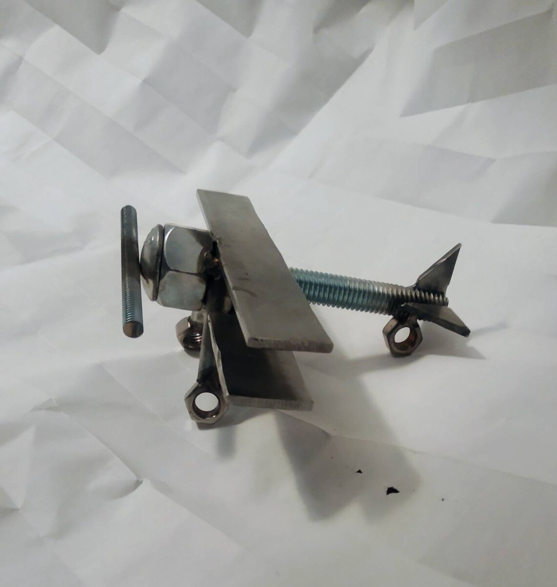 Scrap Metal Plane Sculpture - Etsy