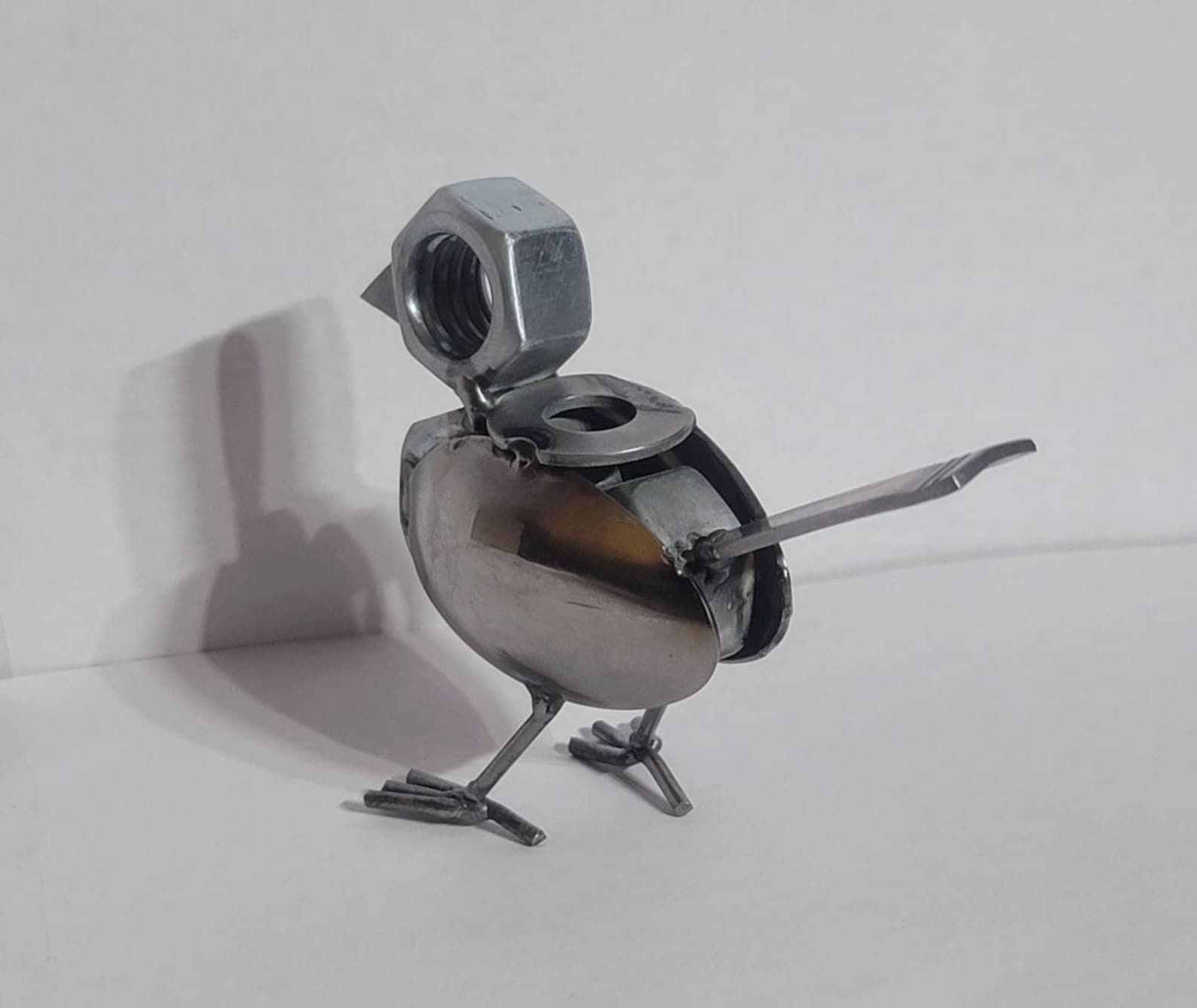 Scrap Metal Bird Sculpture - Etsy