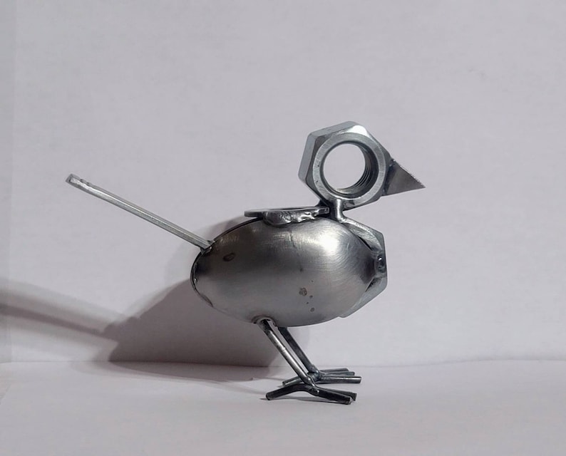 Scrap Metal Bird Sculpture - Etsy