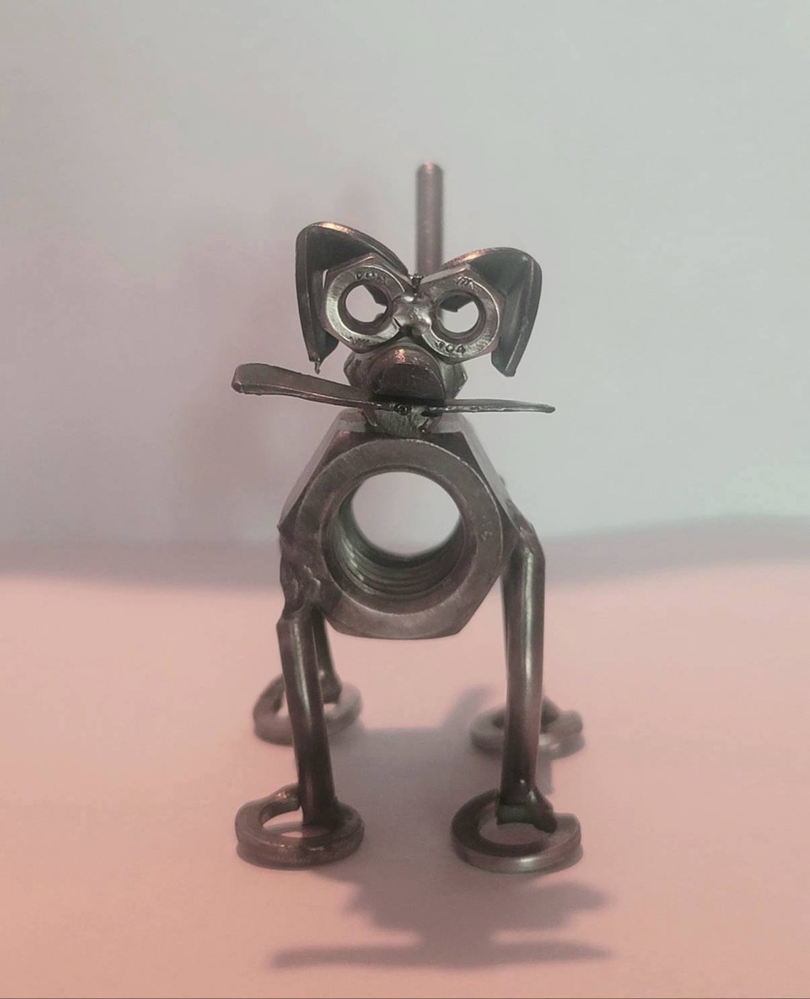 Scrap Metal Dog Sculpture | Etsy