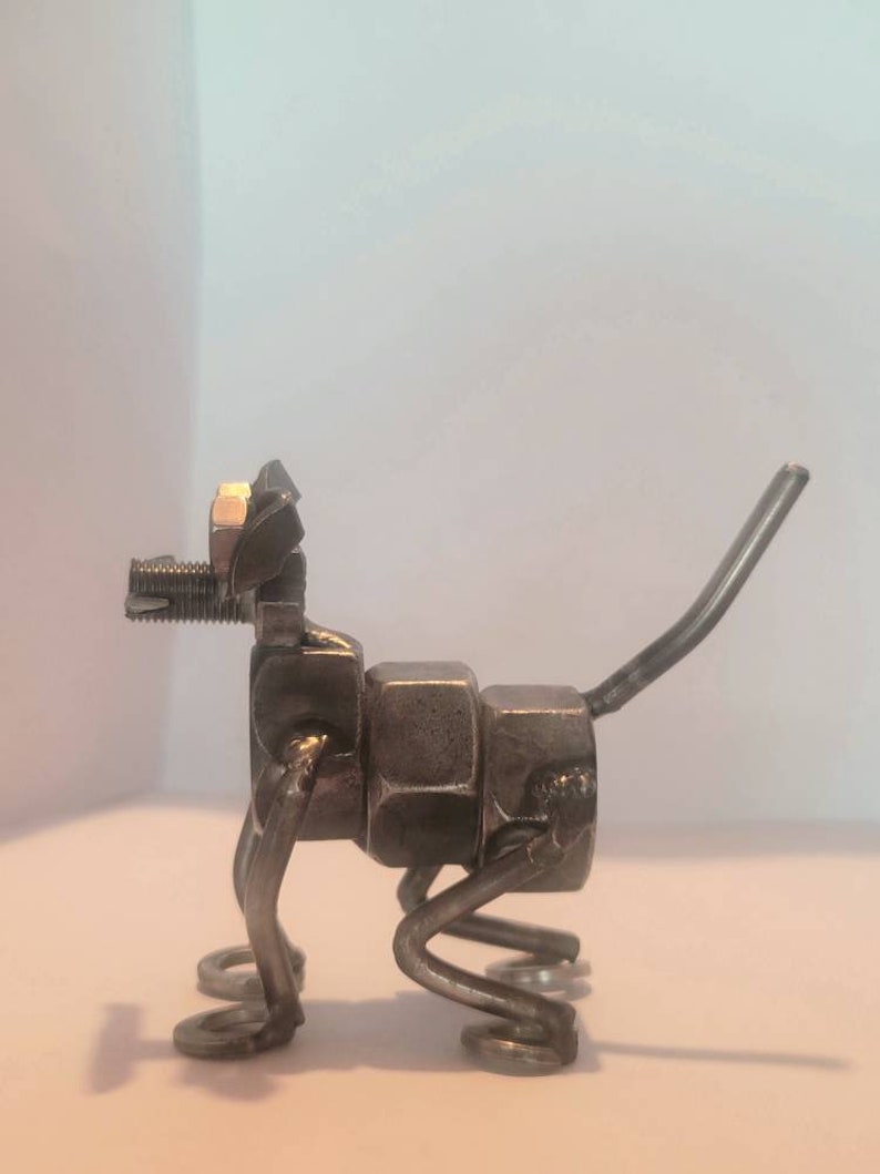 Scrap Metal Dog Sculpture | Etsy