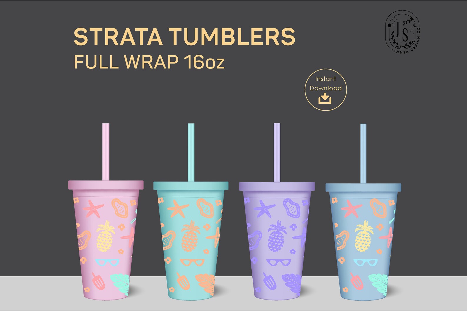 Summer Beach Strata SVG, Strata Cup Svg, Strata Full Wrap Svg, Strata ...