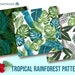 Tropical Flower Digital Paper Pack | Monstera Seamless Pattern ...