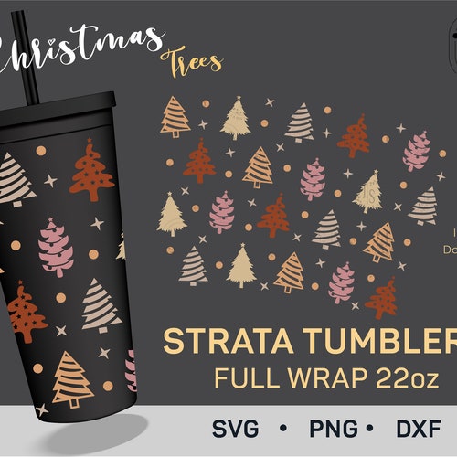 Christmas Trees Strata SVG Winter Coniferous Strata Cups Svg | Etsy