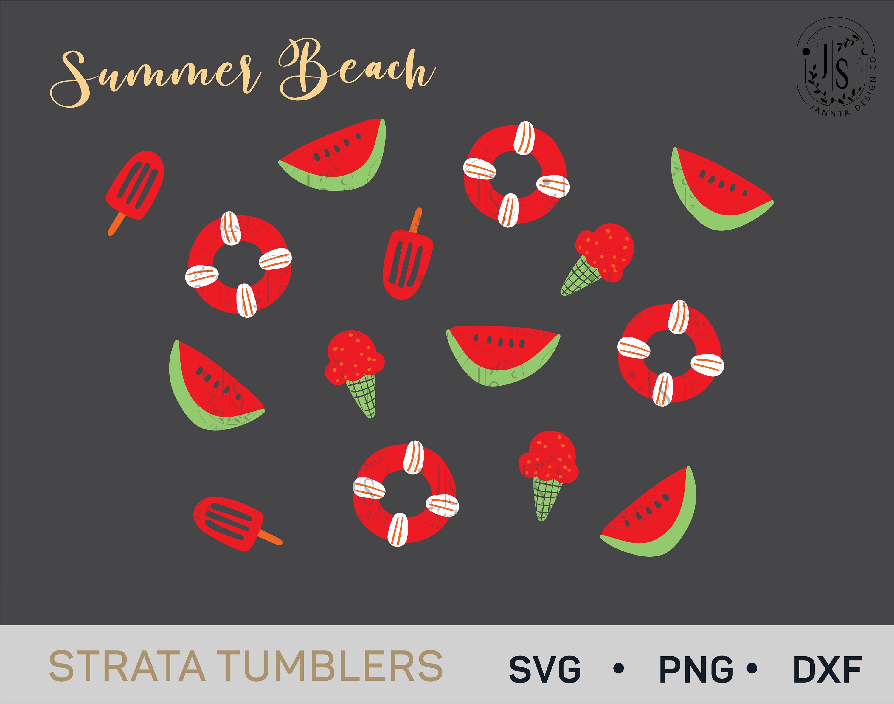 Summer Beach Strata SVG Strata Cup Svg Strata Full Wrap Svg | Etsy