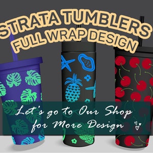 Blank Strata Template SVG, Svg Cut File Skinny 16 Oz, Strata Cup Full ...